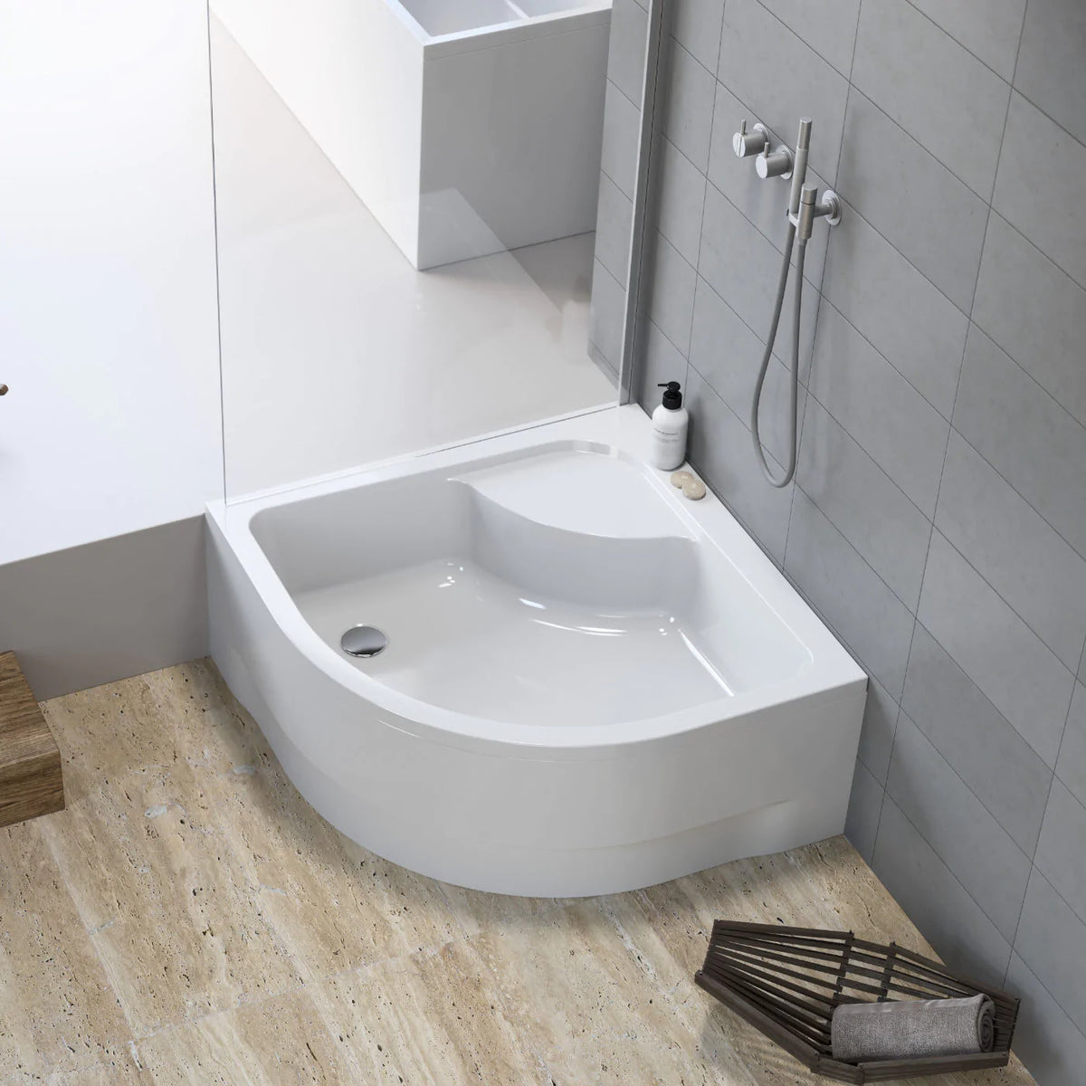 Semicilcular Shower Bases – POLIMAT